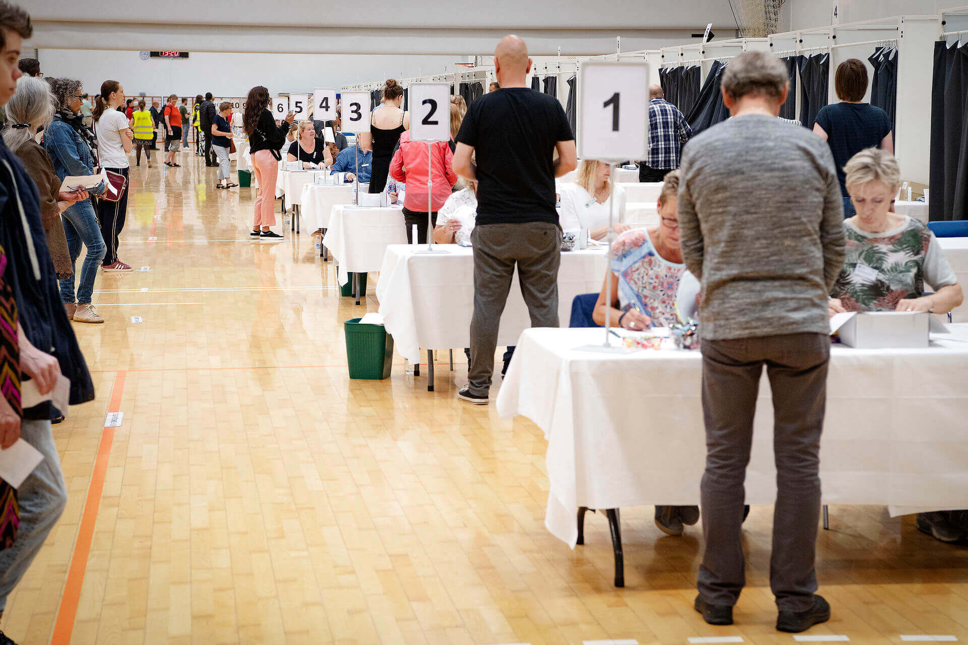 Landets største valgsted ligger i Viborg